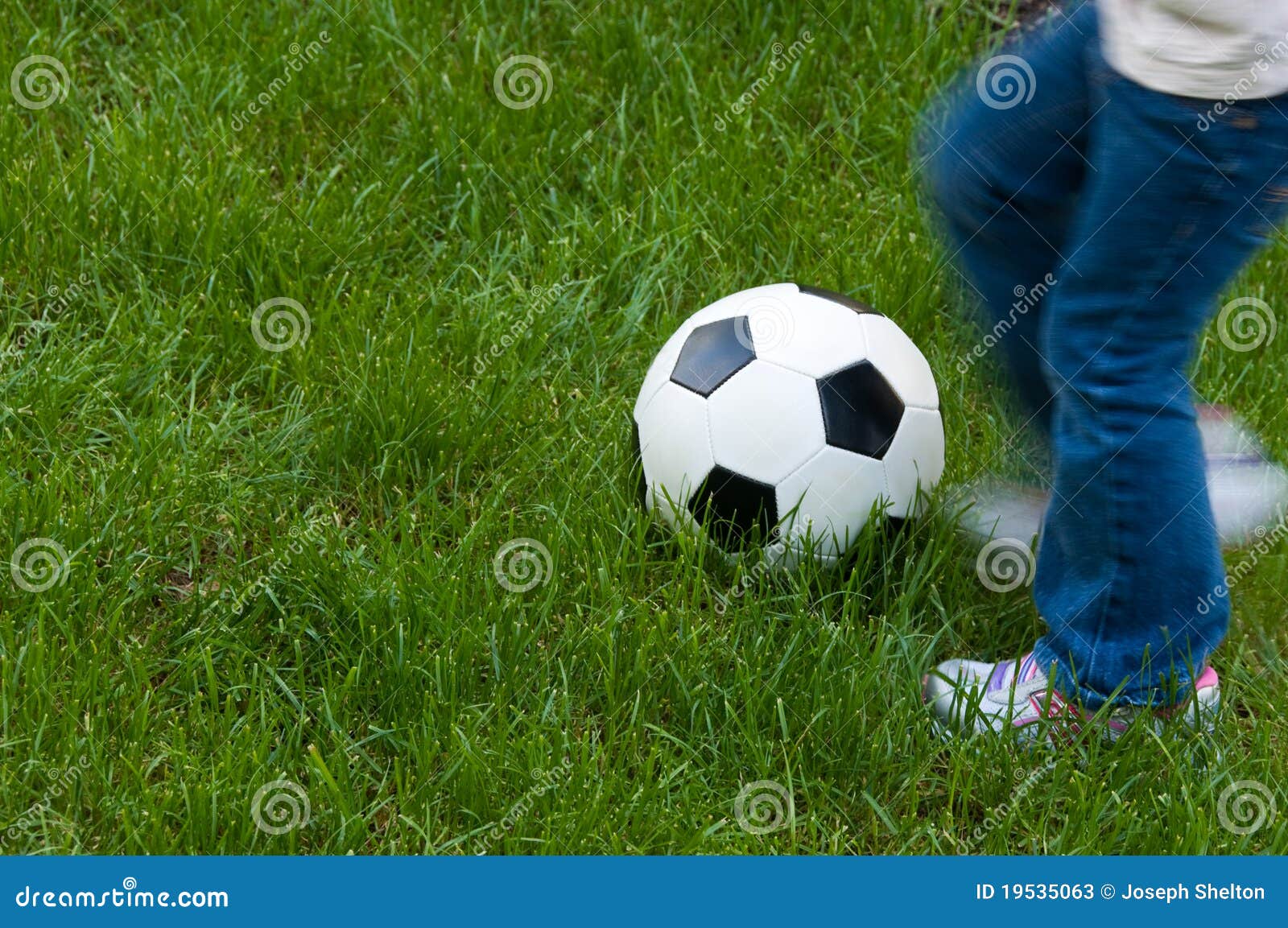 Soccer Strike stock image. Image of goal, kick, soccer - 19535063