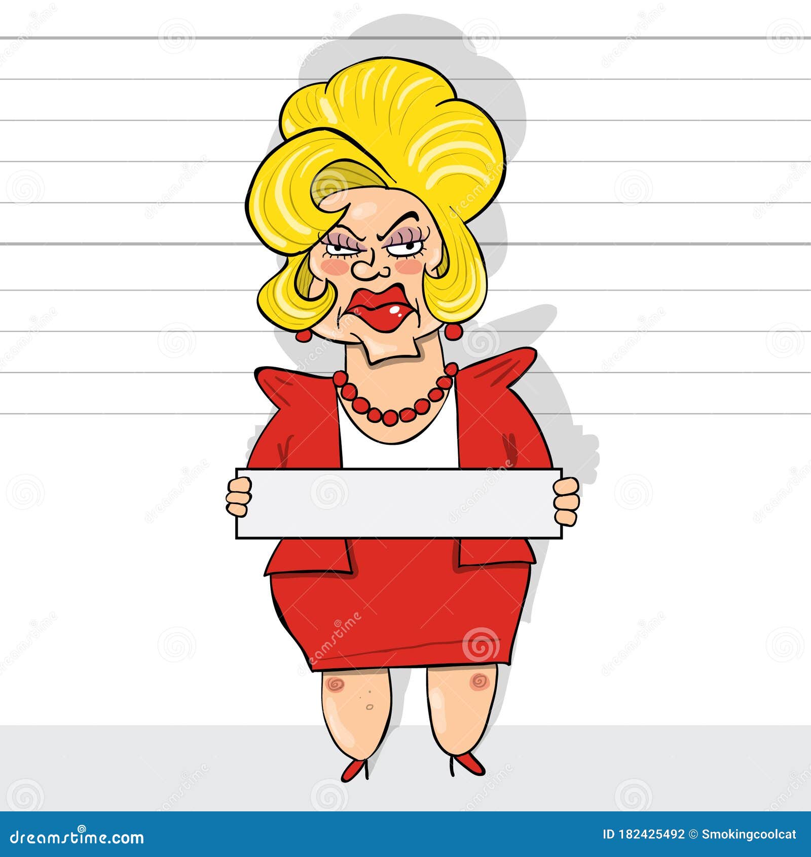 Fat Politician Banker Or Rich Man Arrested Cartoon Vector ...