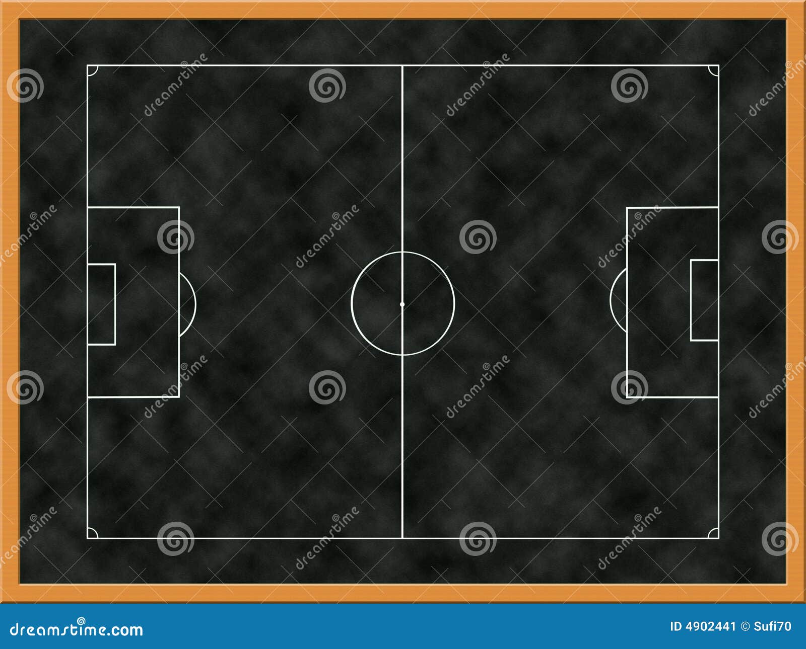Soccer tactics board stock illustration. Illustration of empty - 4902441