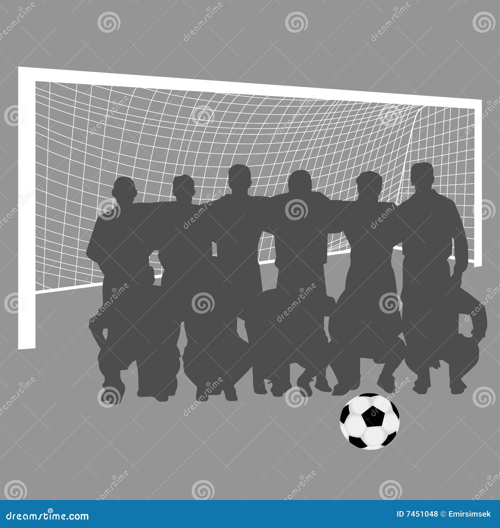 Soccer team stock vector. Illustration of light, sport - 7451048