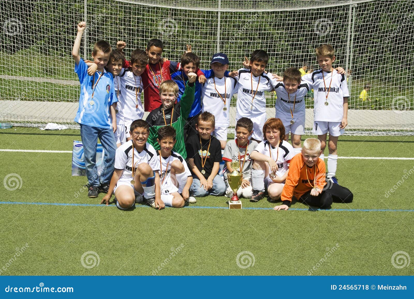 Soccer Team BSC SChwalbach after Winning the Cup Editorial Stock Photo ...