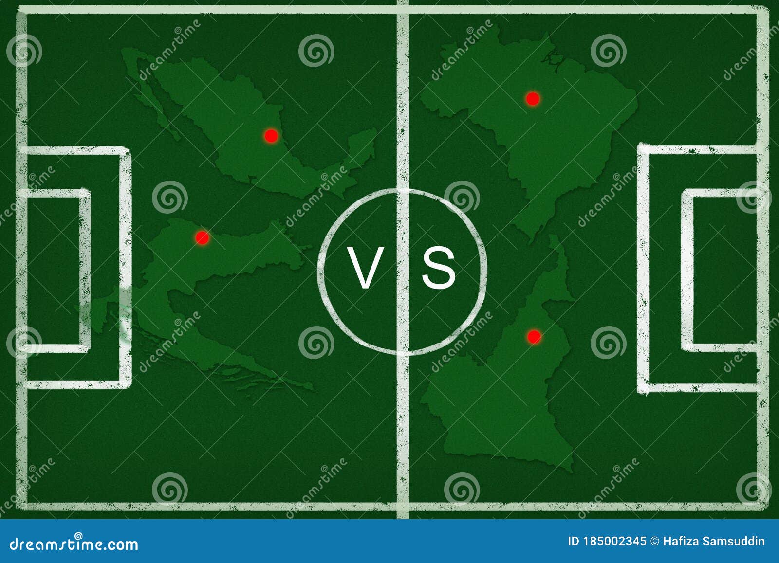 Soccer team for Group a stock illustration. Illustration of game ...