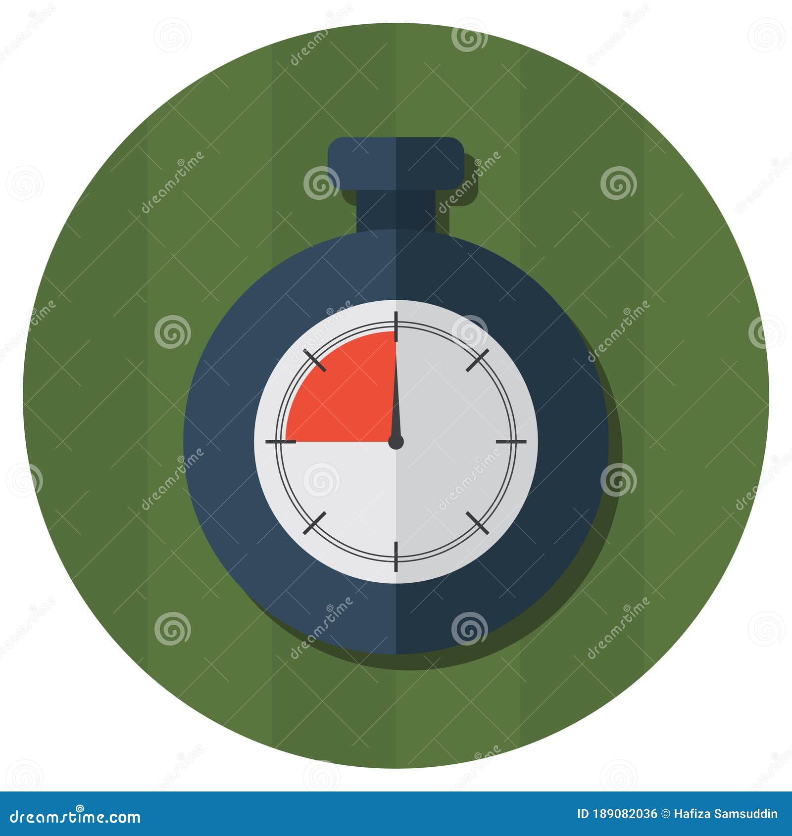 Soccer Timer. Vector Illustration Decorative Design Stock Vector ...