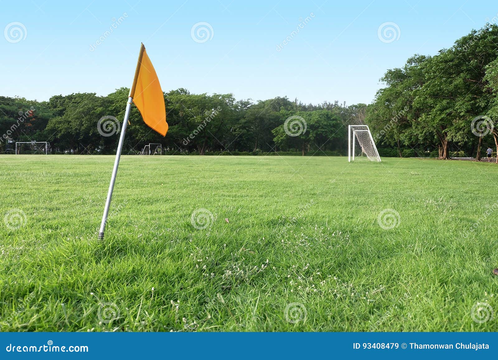 Soccer training field stock image. Image of outdoors - 93408479
