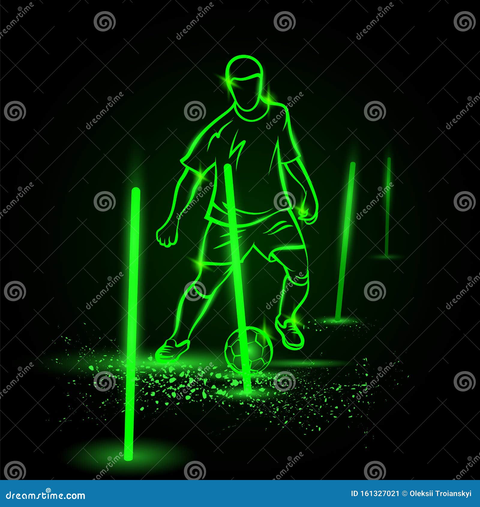 Neon Player Button Signs Vector Isolated On Brick Wall. Play, Pause ...