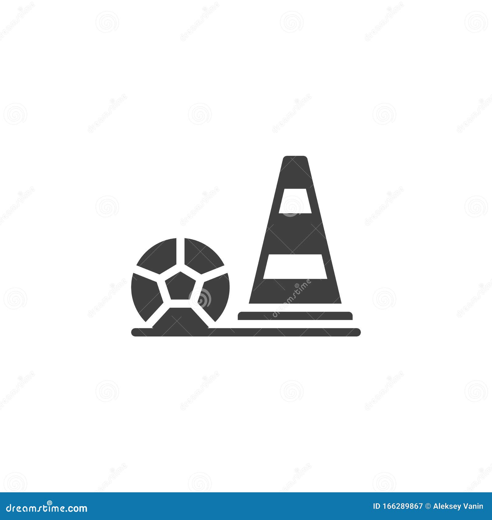 Soccer Training Vector Icon Stock Vector - Illustration of sign, design ...
