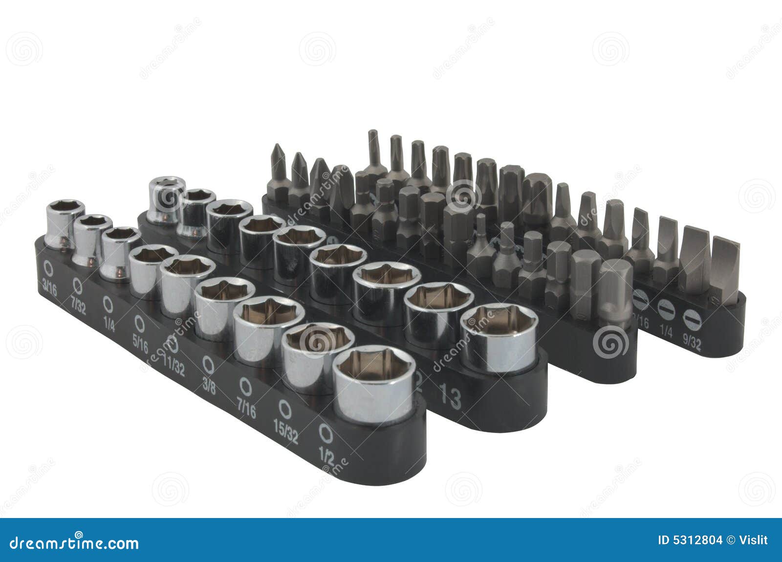 Socet and Screwdrivers Tool Set Stock Photo - Image of drive, bits: 5312804
