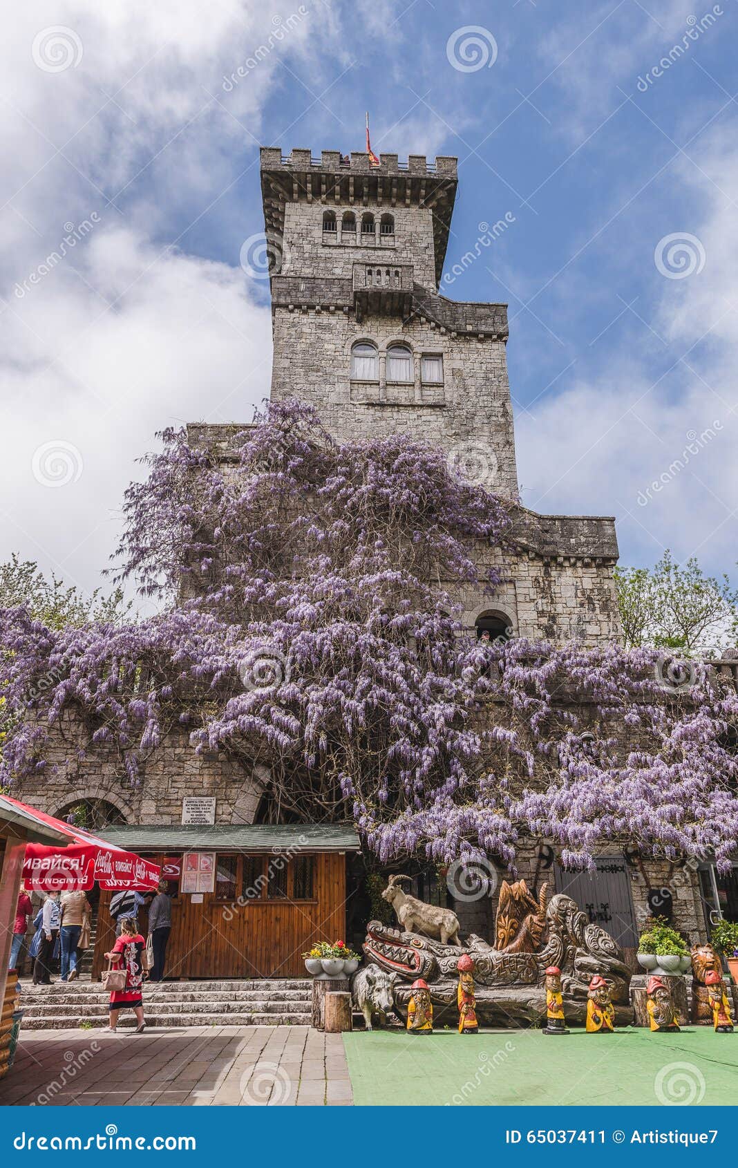 SOCHI, RUSSIA, MAY 10, 2015: Akhun Tower Observation Site Editorial ...