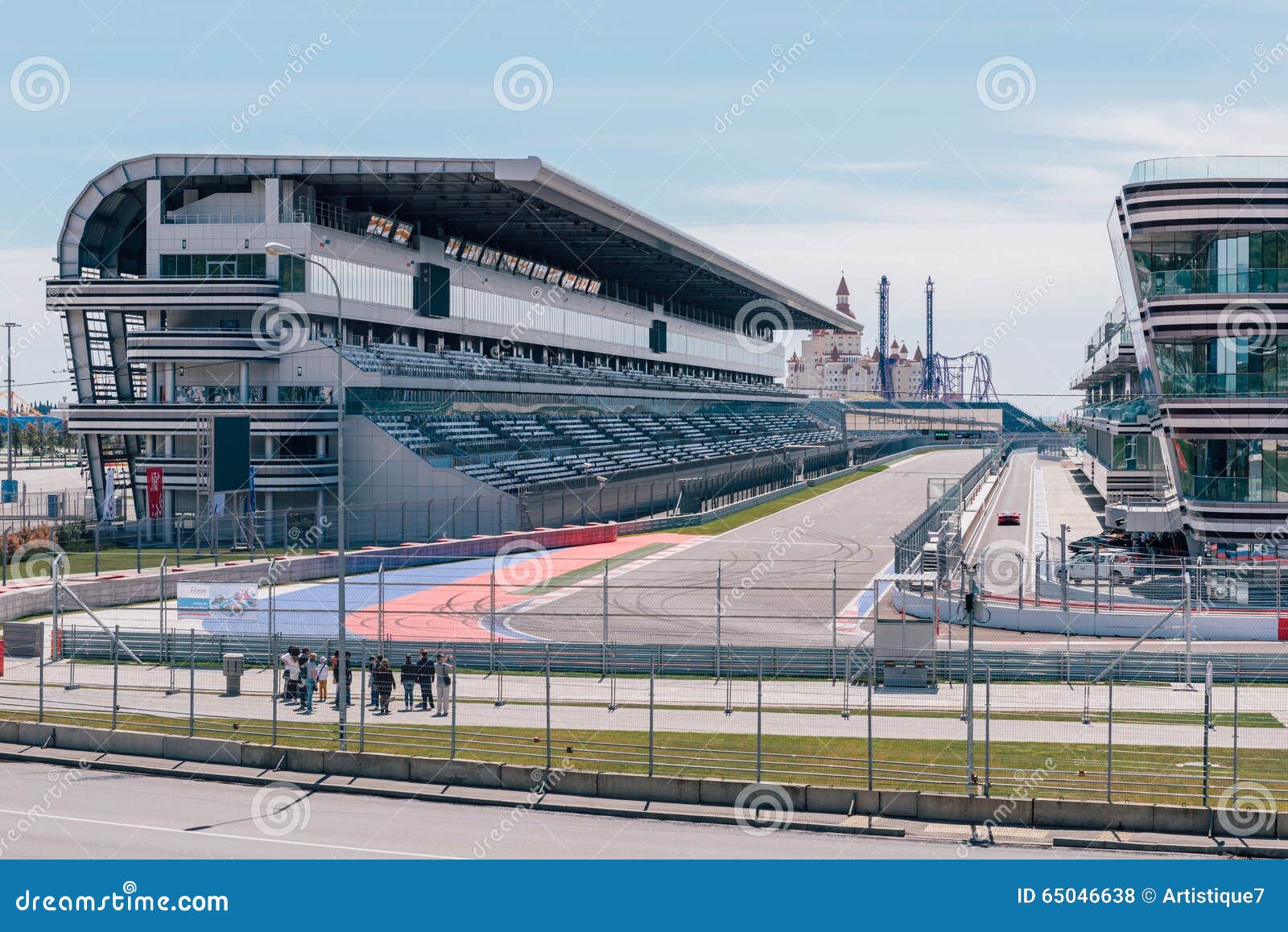 SOCHI, RUSSIA, MAY 3, 2015: Autodrom in Olympic Park Editorial Stock ...