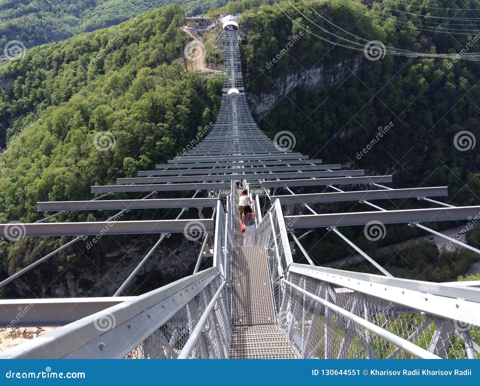 Sochi, skypark, skybridge editorial photo. Image of russia - 130644551