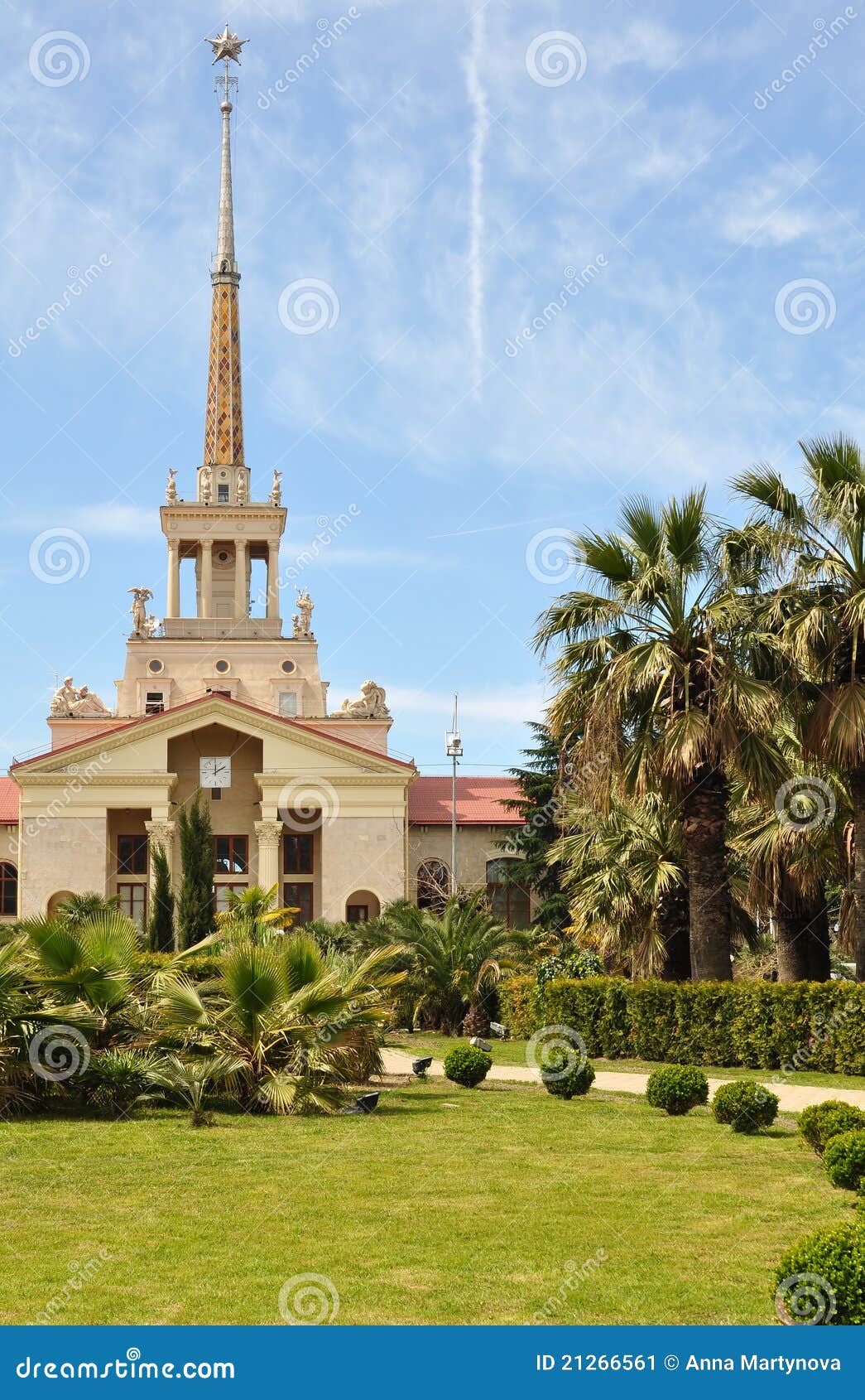 Sochi summer landscape stock image. Image of beautiful - 21266561