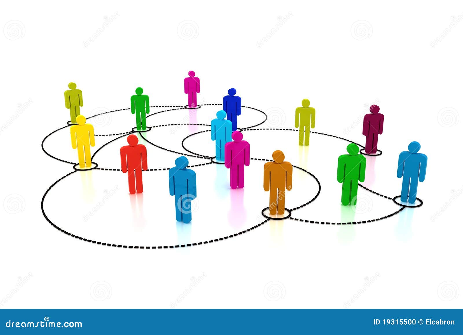 Sociaal Netwerk stock illustratie. Illustratie bestaande uit netwerk ...