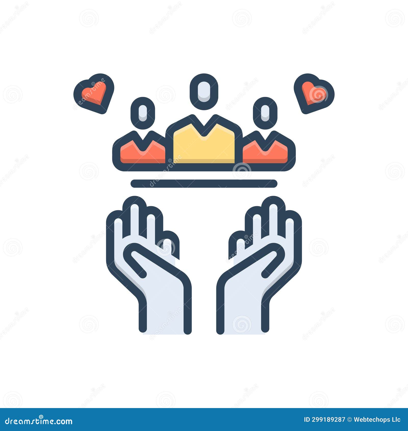 Color Illustration Icon for Sociability, Sociable and People Stock ...