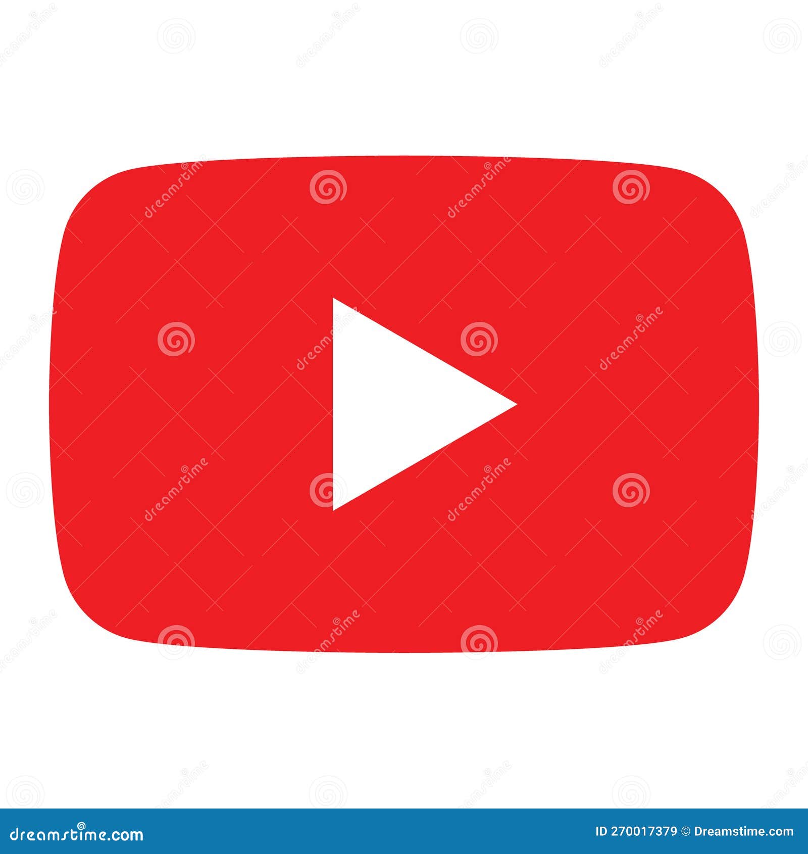 Youtube icon vector logo editorial stock image. Illustration of icons ...