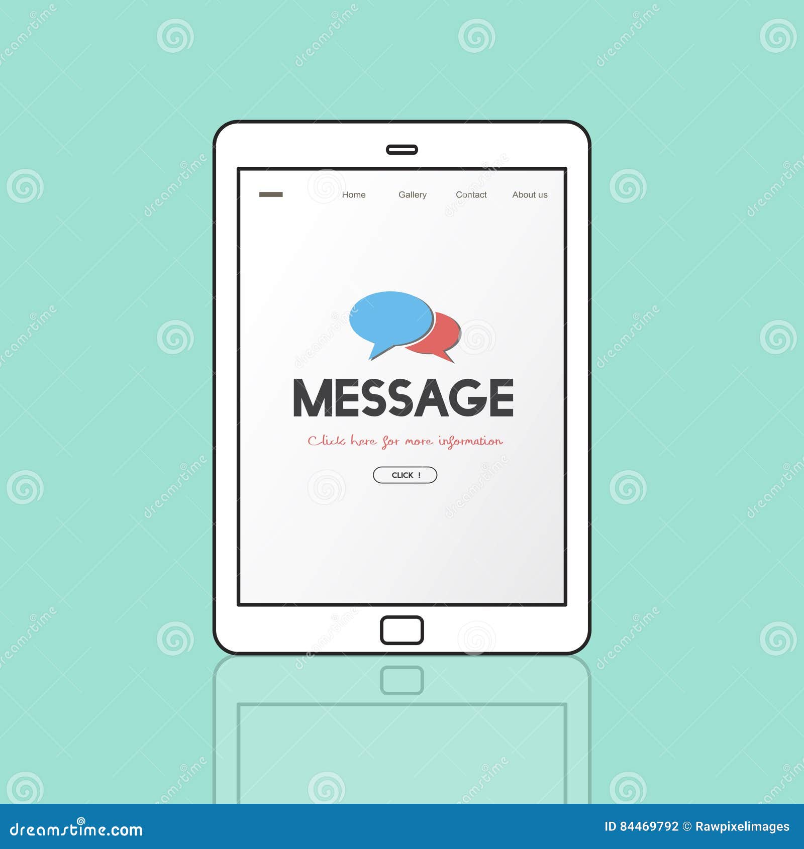 Social Blog Communication Connection Message Concept Stock Illustration ...