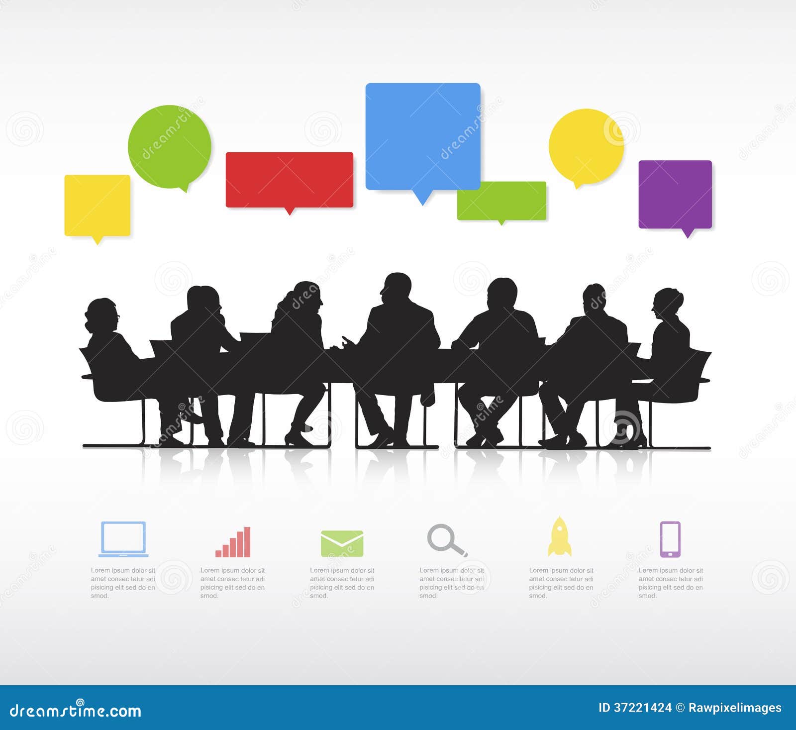 Social Business Gathering Vector Stock Vector - Illustration of ...