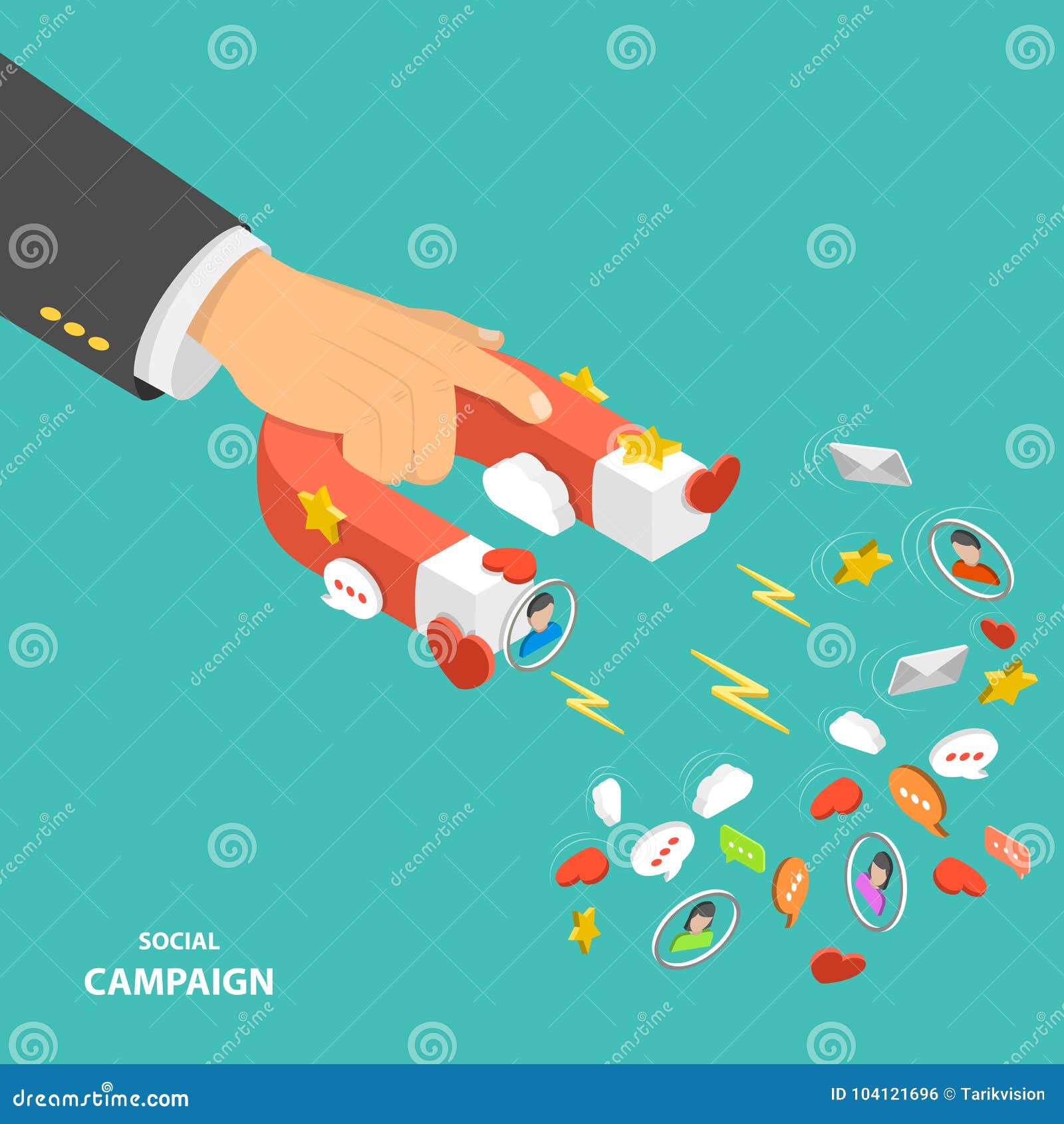 Flat Low Poly Stamp Of San Andres. Vector Illustration | CartoonDealer ...