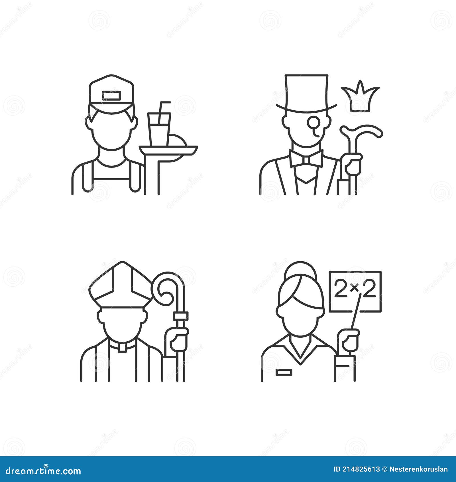 Aristocratic Elite Chalk White Icon On Black Background Vector ...