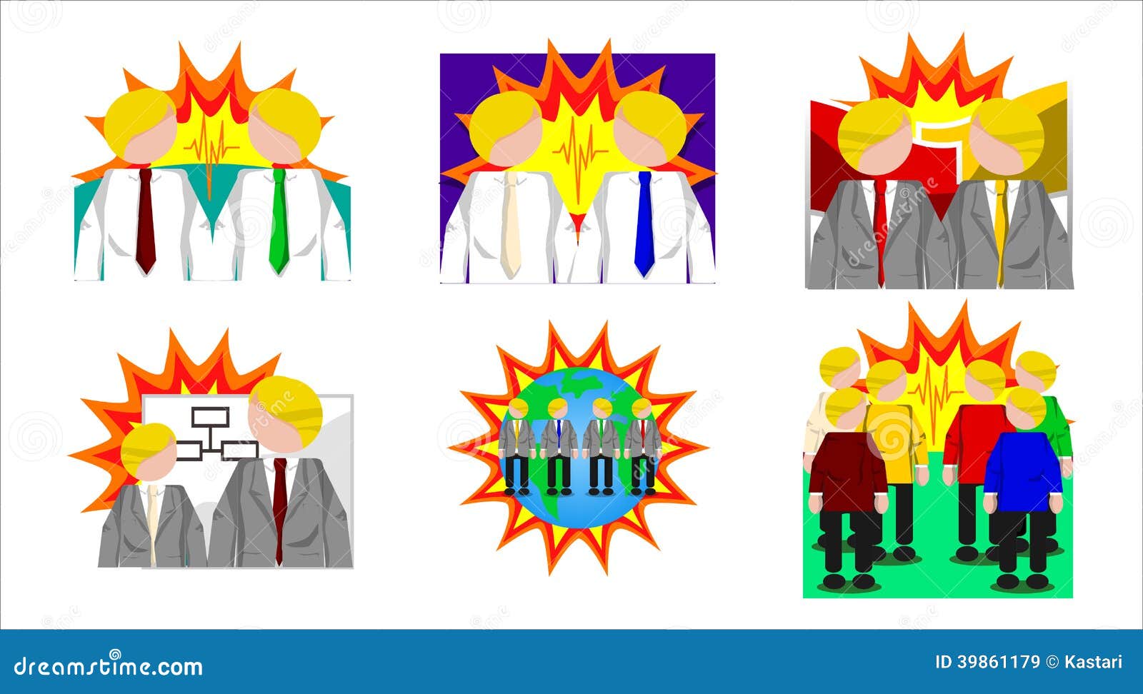 Social Conflict stock vector. Illustration of person - 39861179