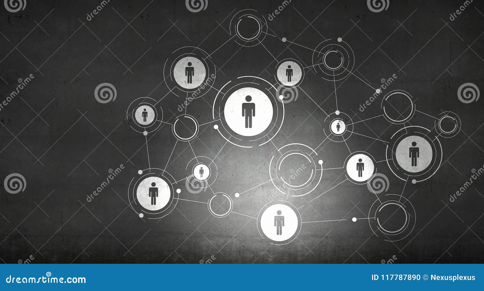 Social Connection and Networking Stock Illustration - Illustration of ...