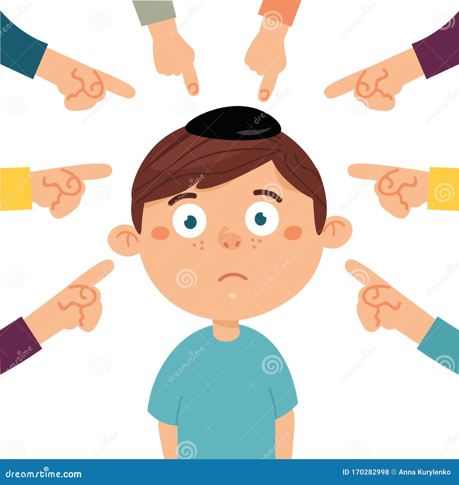Collective Bullying Icon. Outline Sketch Drawing Vector Illustration ... Collective Bullying Icon. Outline Sketch Drawing Vector Illustration ...