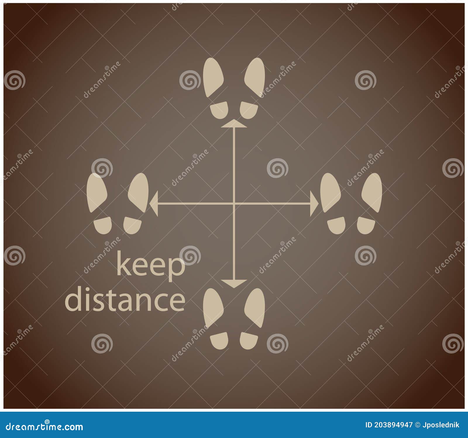 Social Distance. COVID-19 Keep Your Distance Stock Vector ...