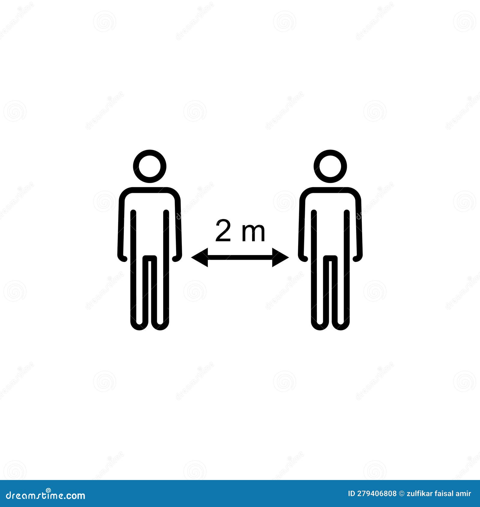 Social Distance Icon . Social Distancing Icon. Self Quarantine Sign ...