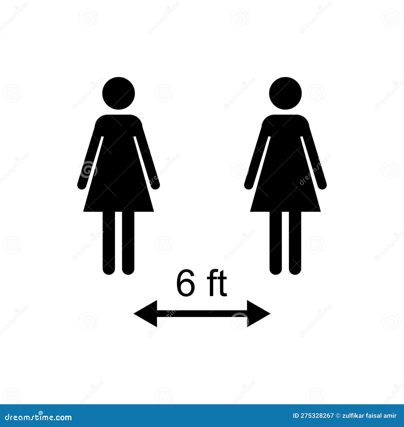 Social Distance Icon . Social Distancing Icon. Self Quarantine Sign ...