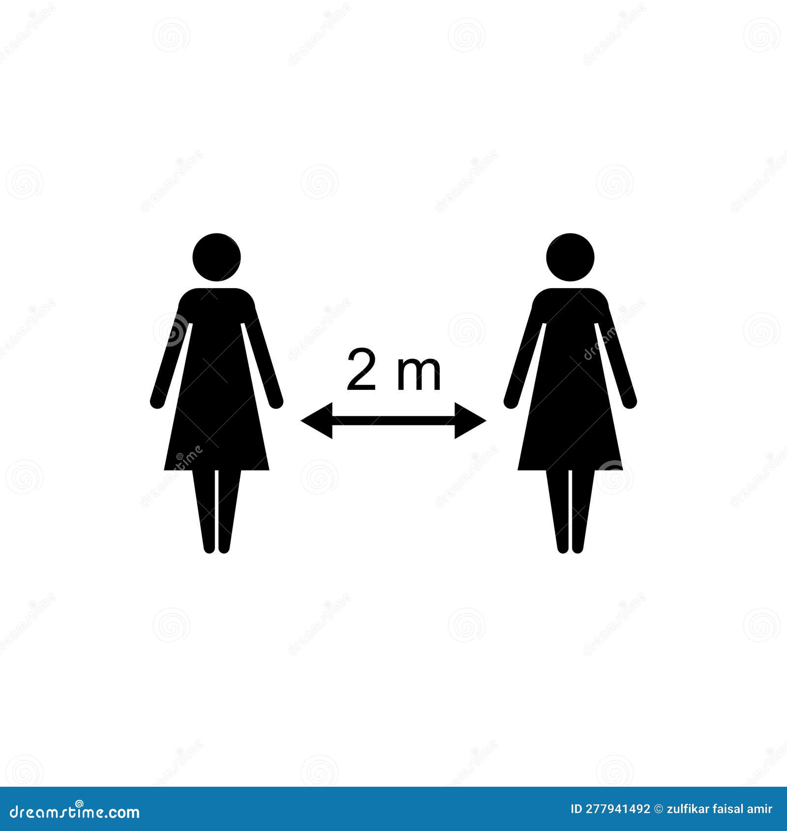 Social Distance Icon . Social Distancing Icon. Self Quarantine Sign ...