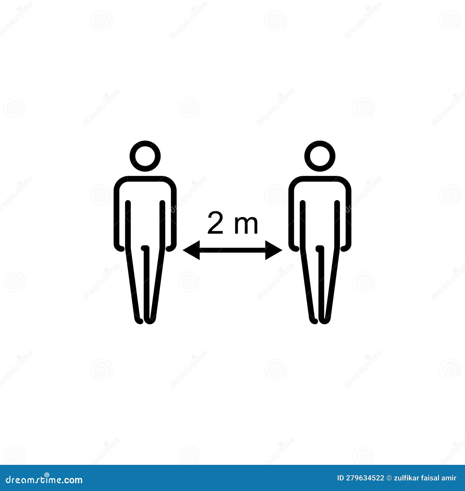 Social Distance Icon . Social Distancing Icon. Self Quarantine Sign ...