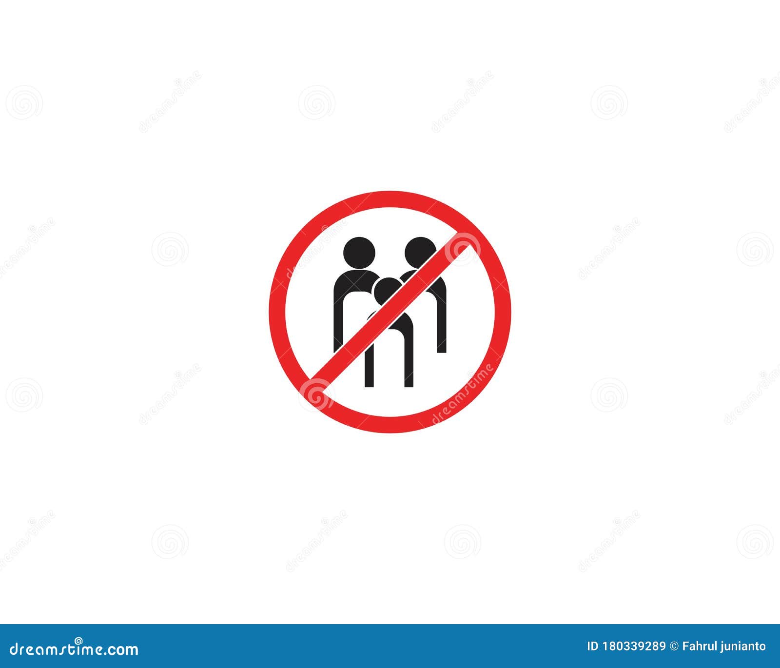 Social Distance Logo Vector Template Stock Illustration - Illustration ...