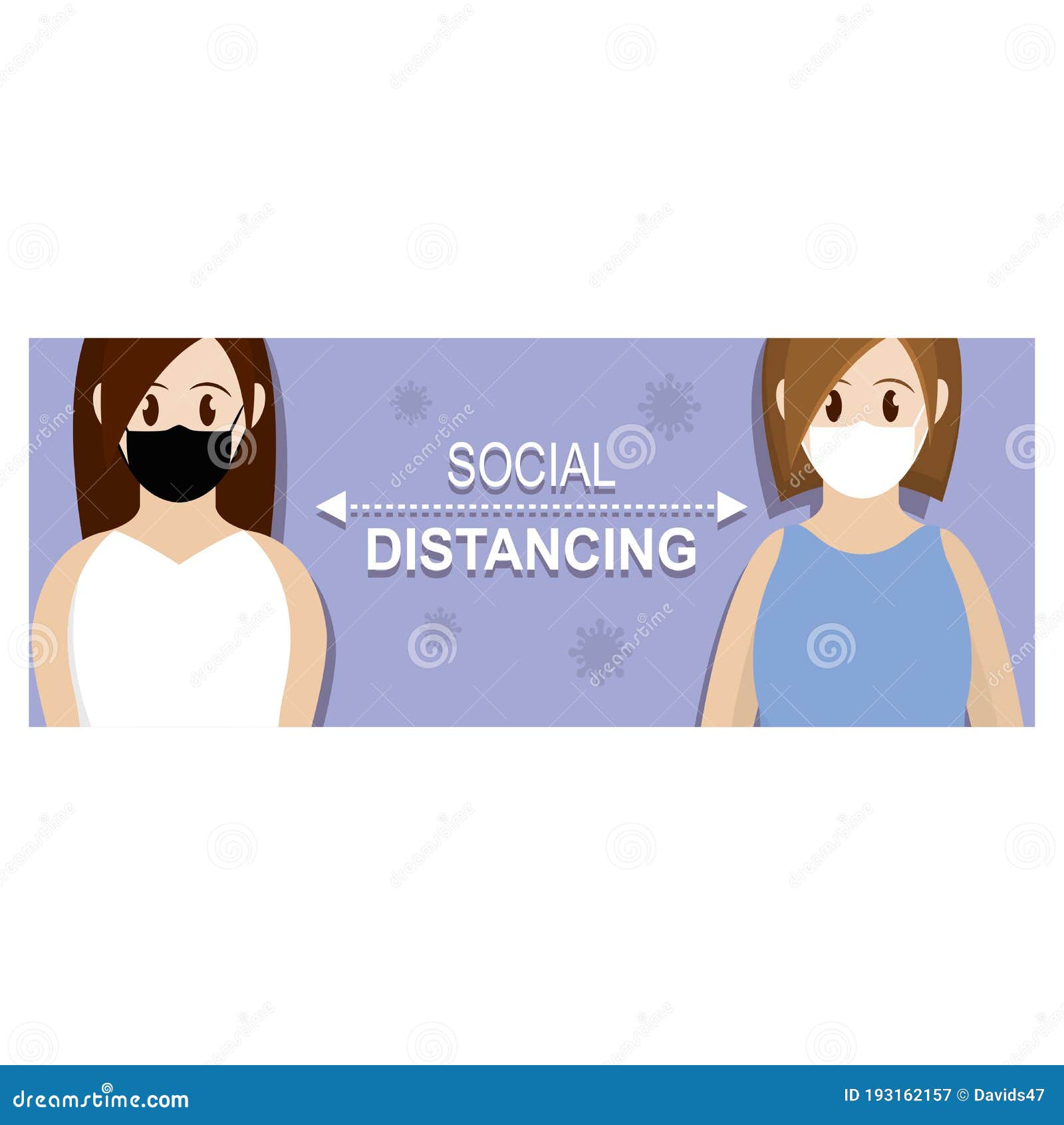 Social distancing poster stock vector. Illustration of person - 193162157