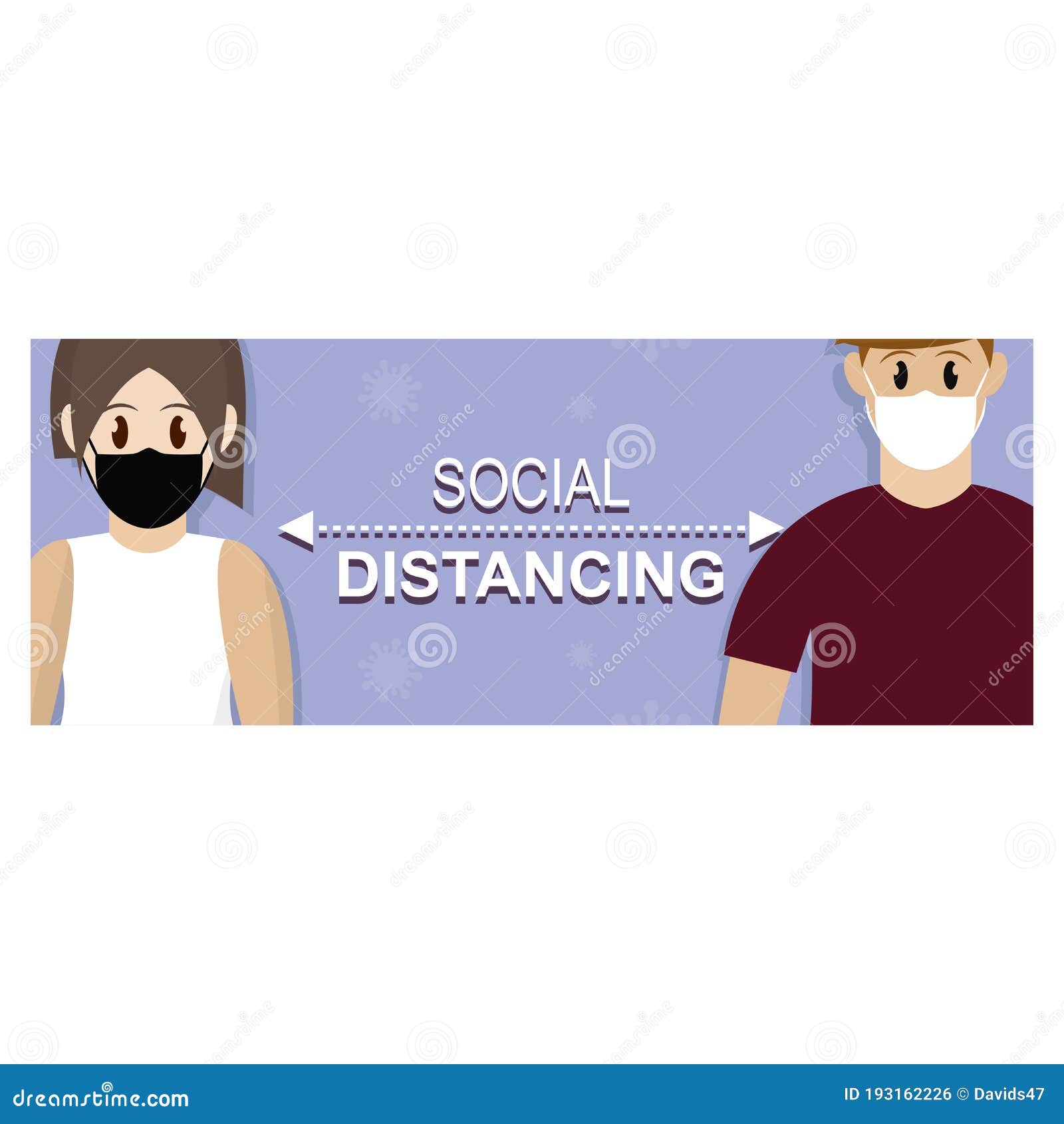Social distancing poster stock vector. Illustration of outbreak - 193162226
