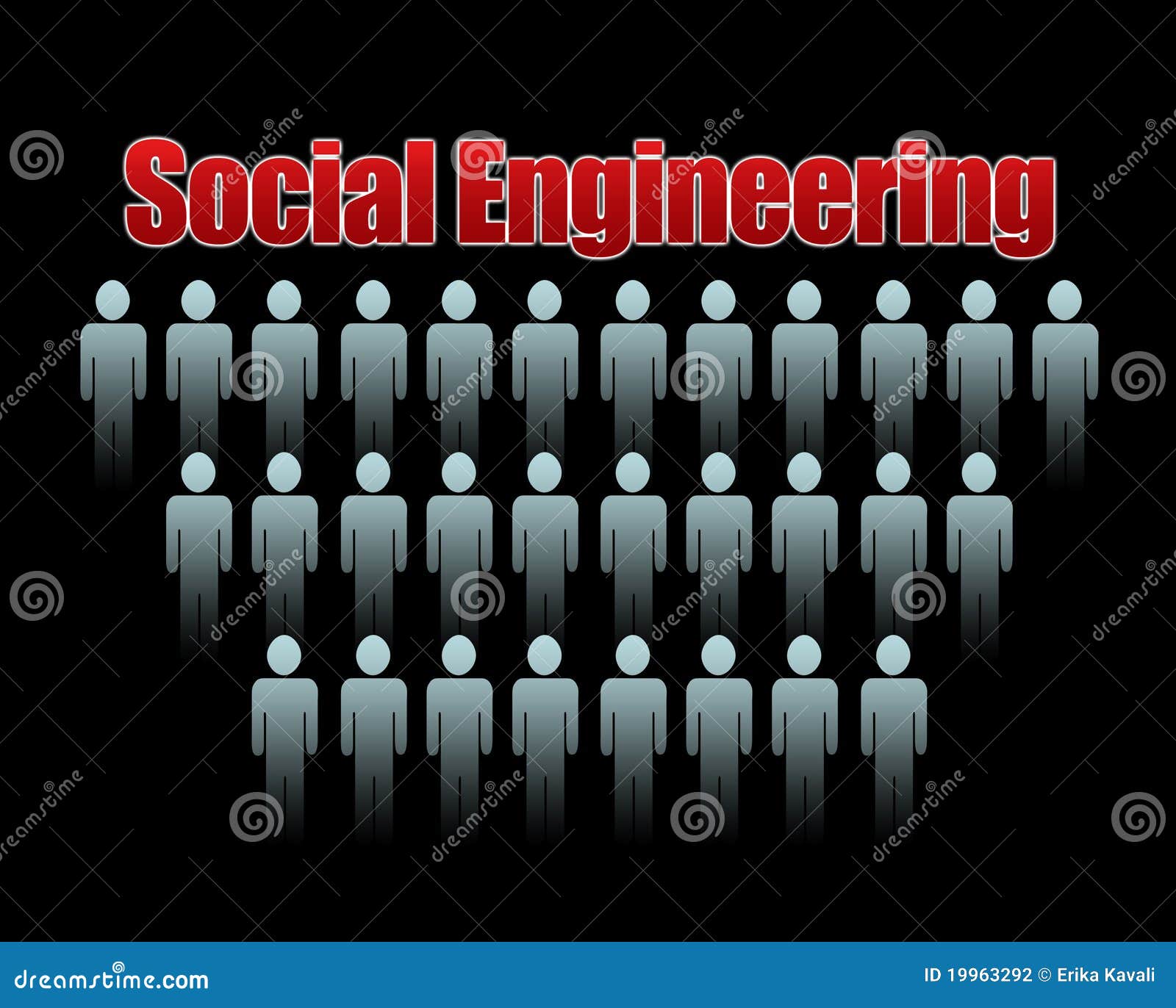 Social Engineering Mind Map, Concept For Presentations And Reports ...