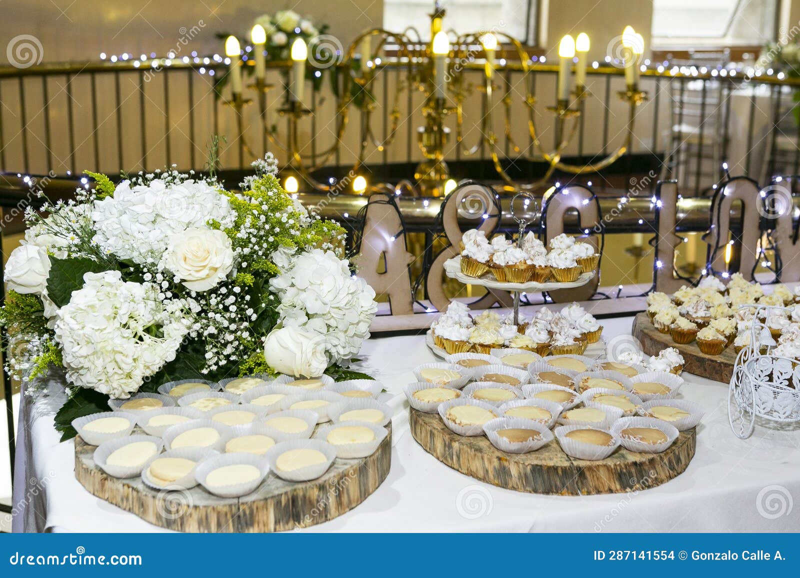 Social Events Dessert Table for Guests Stock Photo - Image of party ...