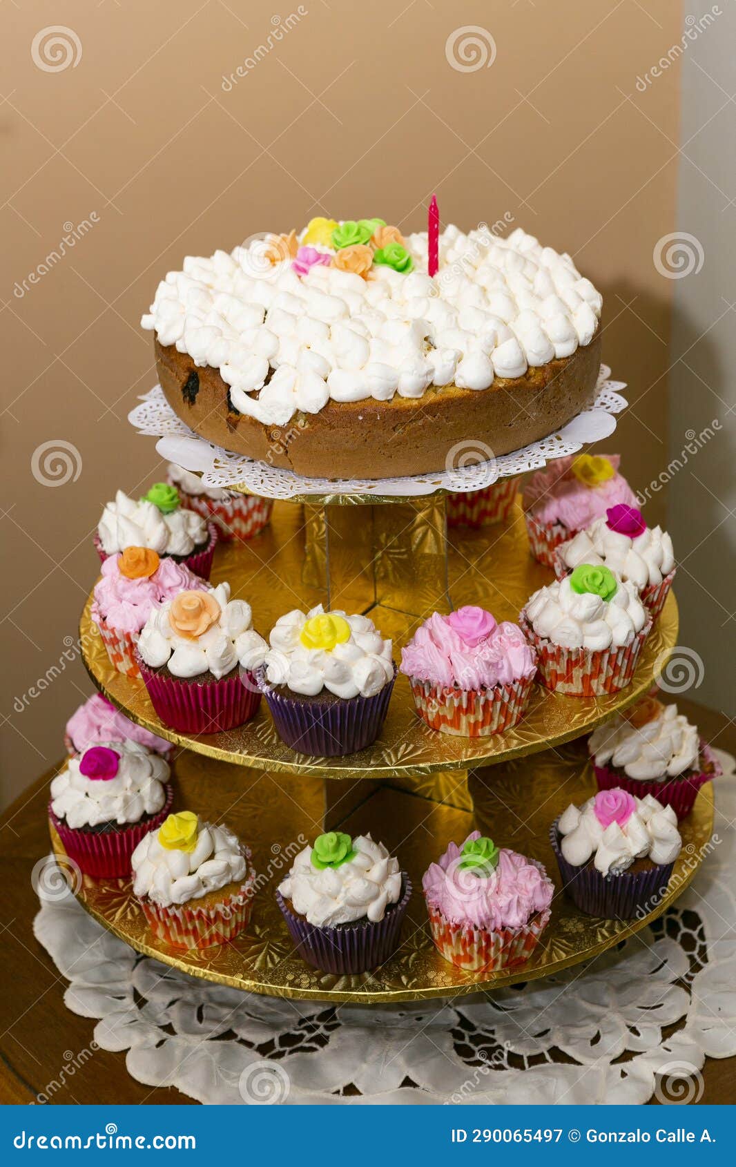 Social Events Individual Presentation of Desserts for Guests at the ...