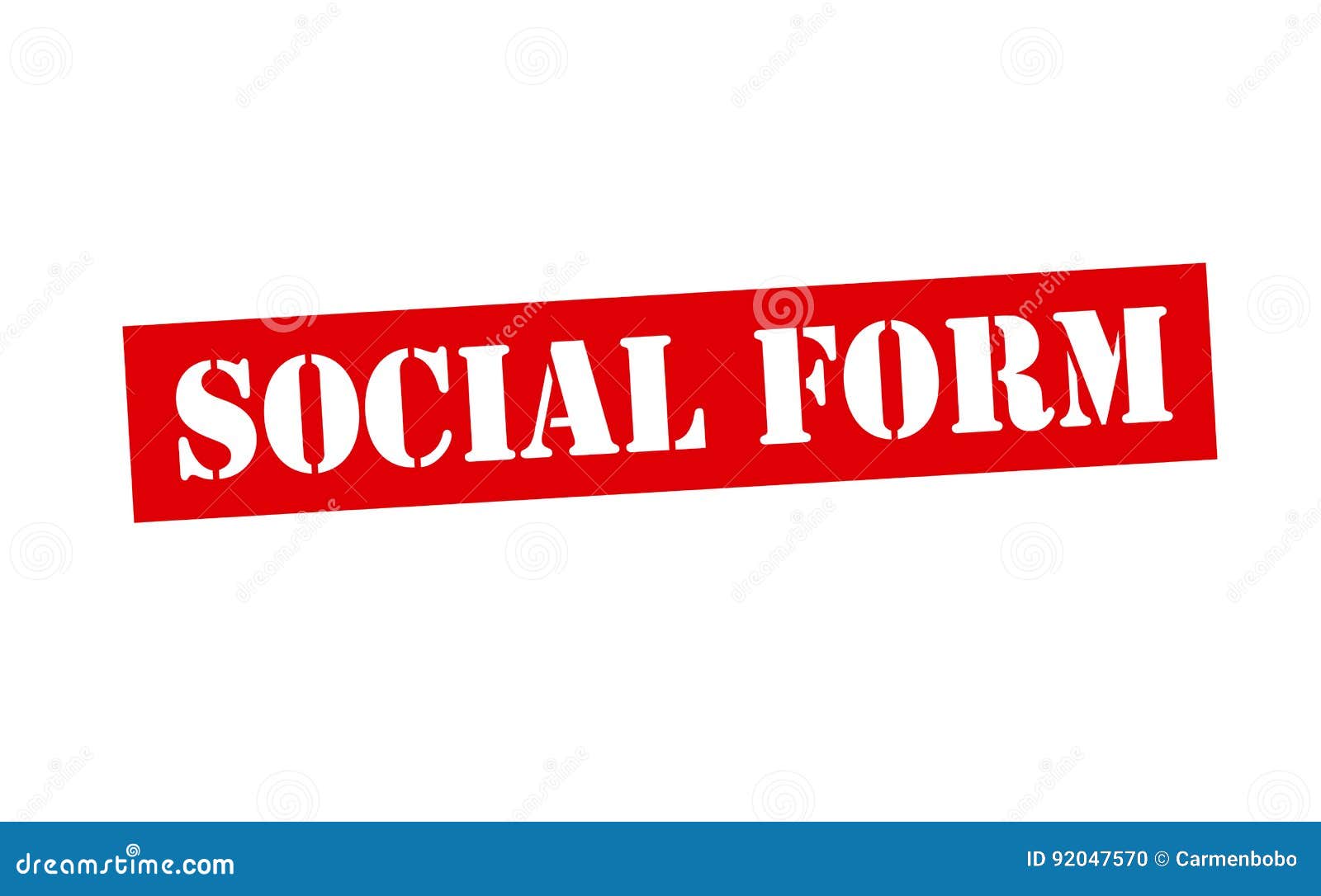 Social form stock illustration. Illustration of social - 92047570