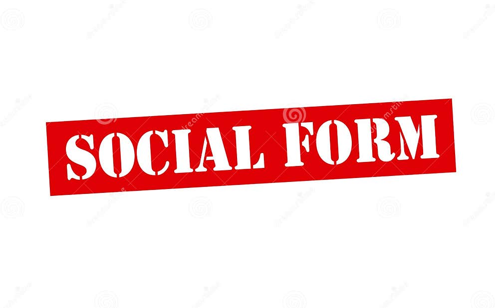 Social form stock illustration. Illustration of social - 92047570