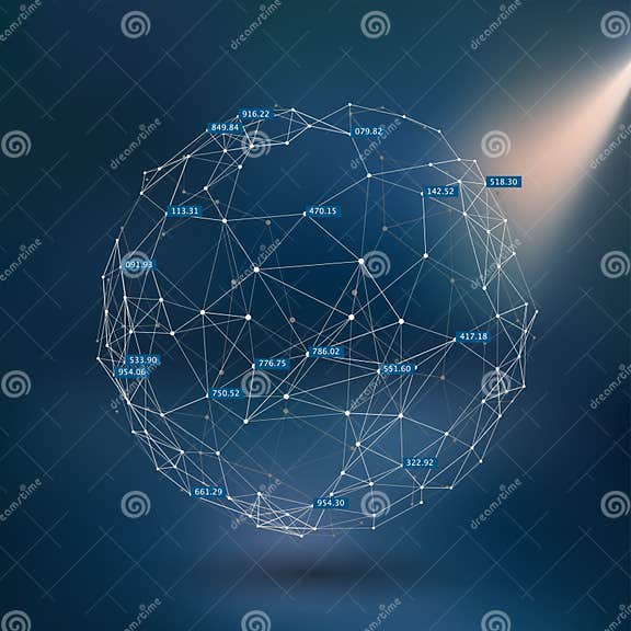 Social Graph Connections. Users Relationship Concept. Communication ...