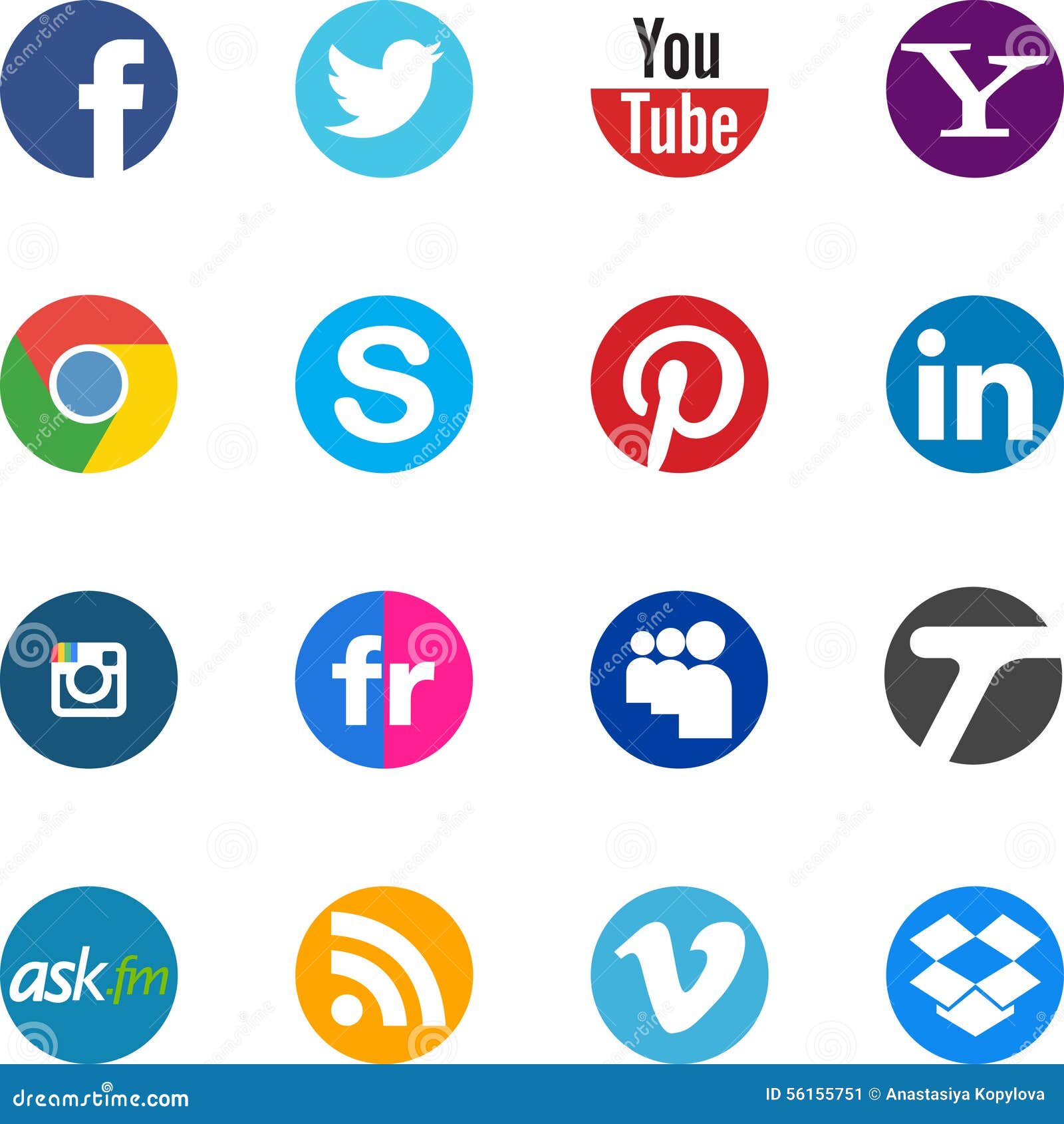 Redes Sociales Y Sus Logo