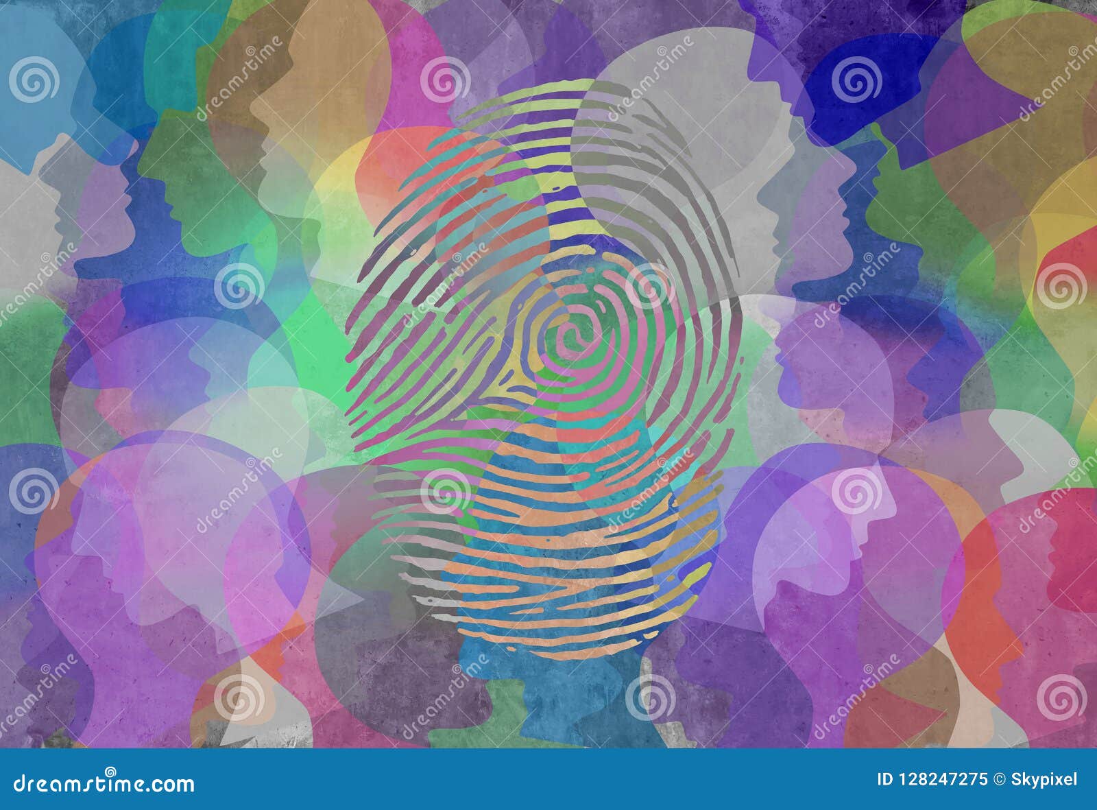 Social Identity Abstract Design Stock Illustration - Illustration of ...