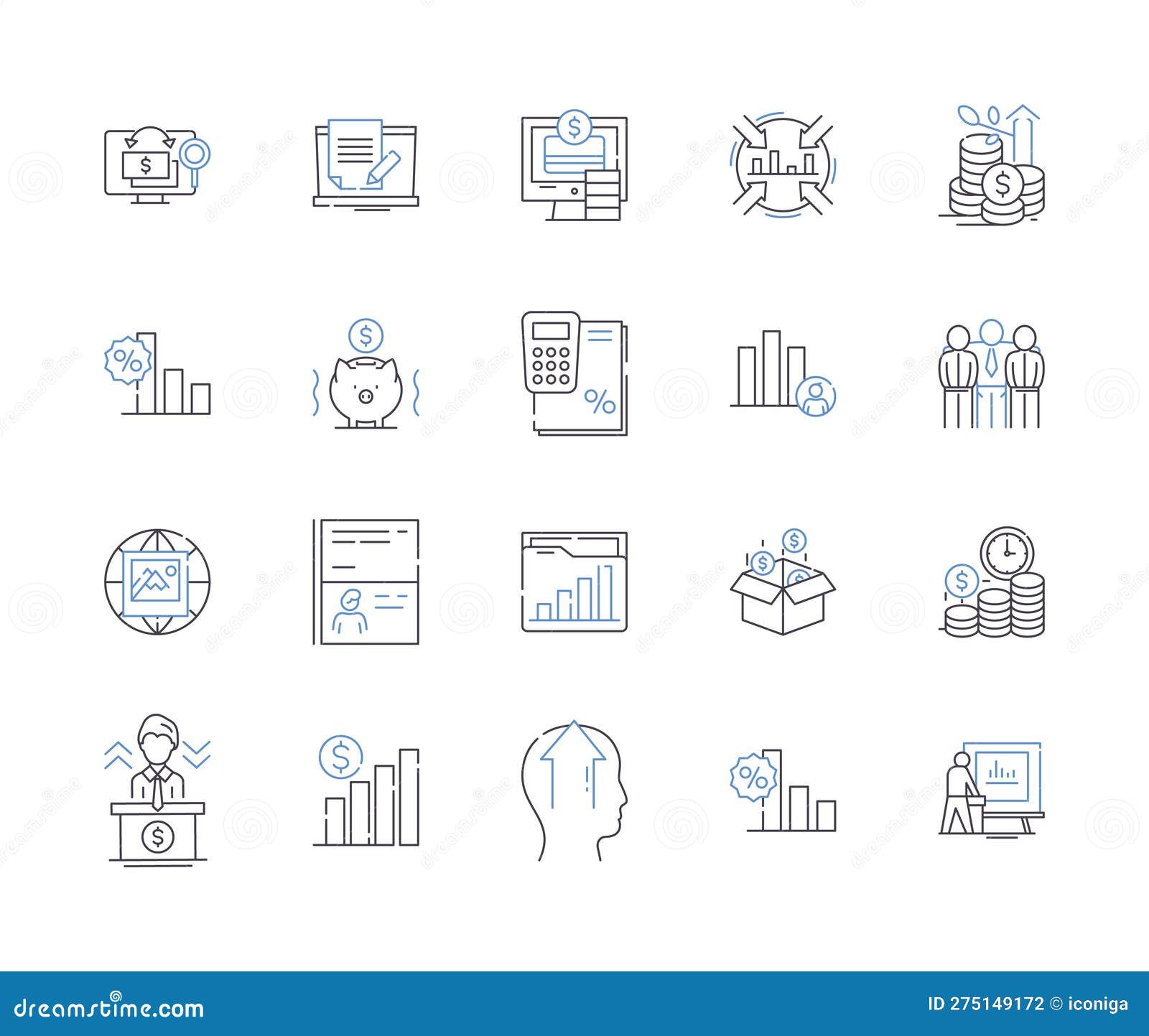 Social Innovation Outline Icons Collection. Social, Innovation ...
