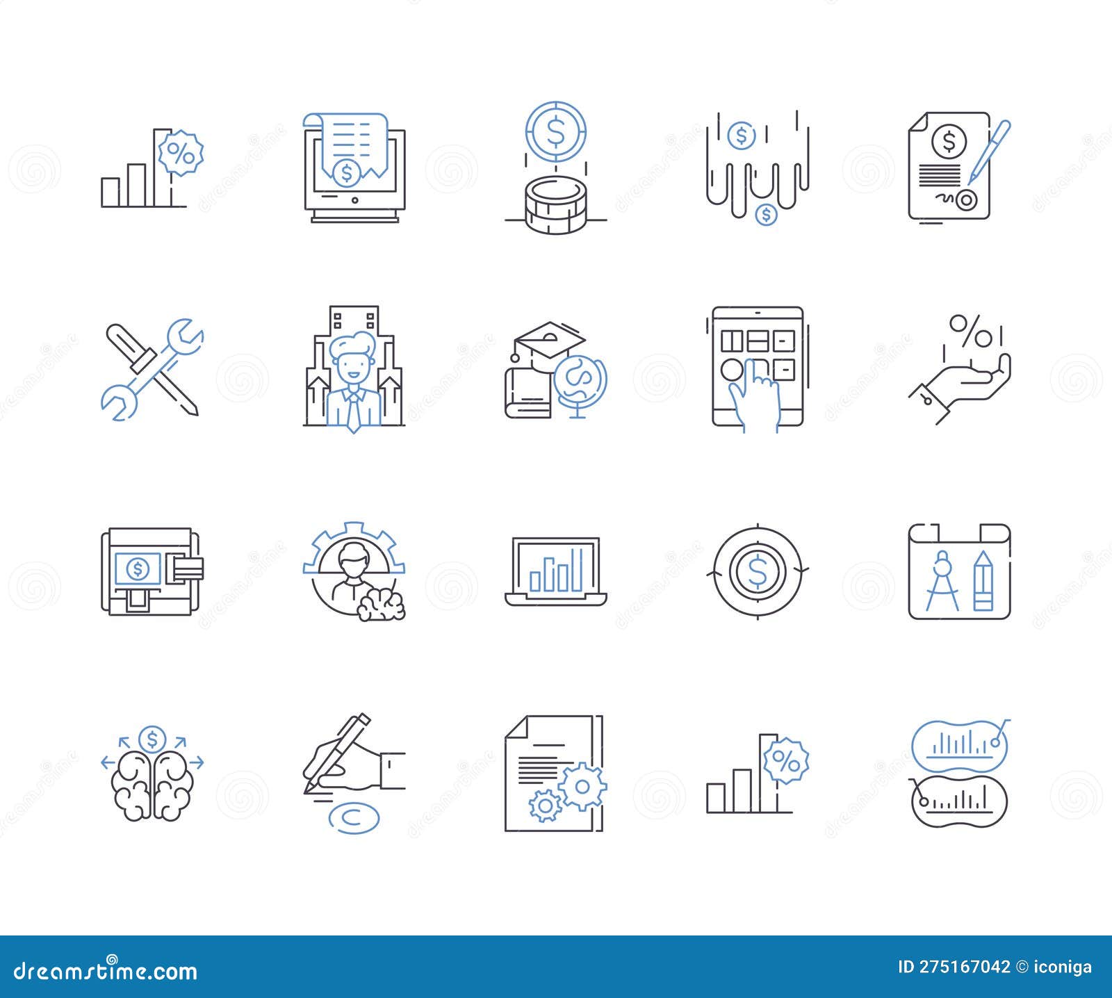 Social Innovation Outline Icons Collection. Social, Innovation ...