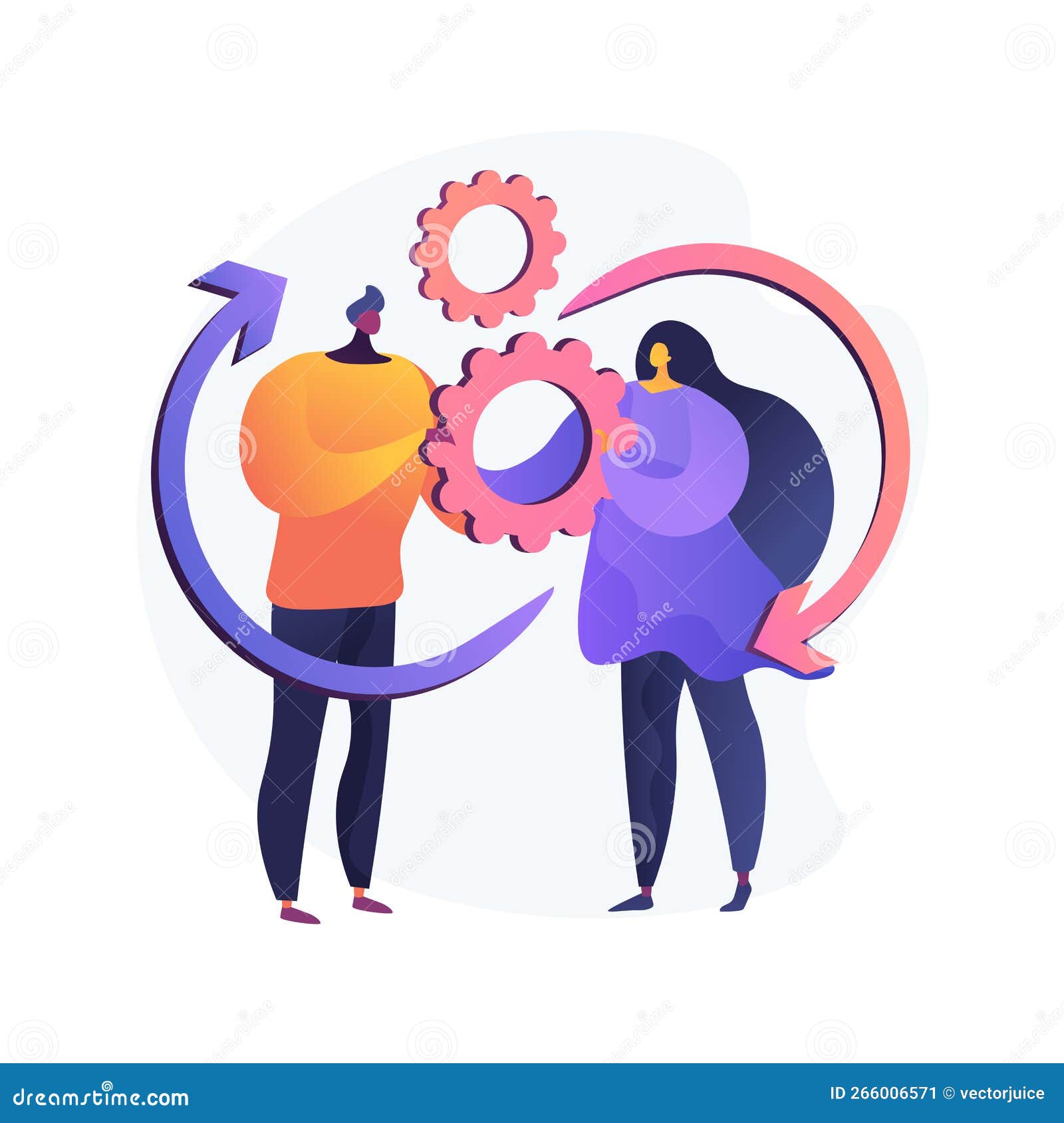 Social Interaction Skills Abstract Concept Vector Illustration Stock ...