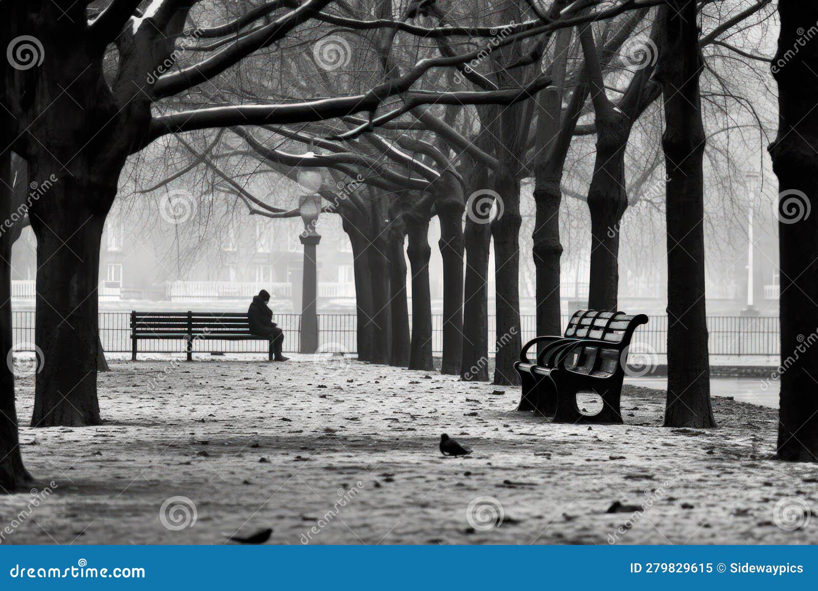 Social Isolation - Generative AI Stock Image | CartoonDealer.com #279829615