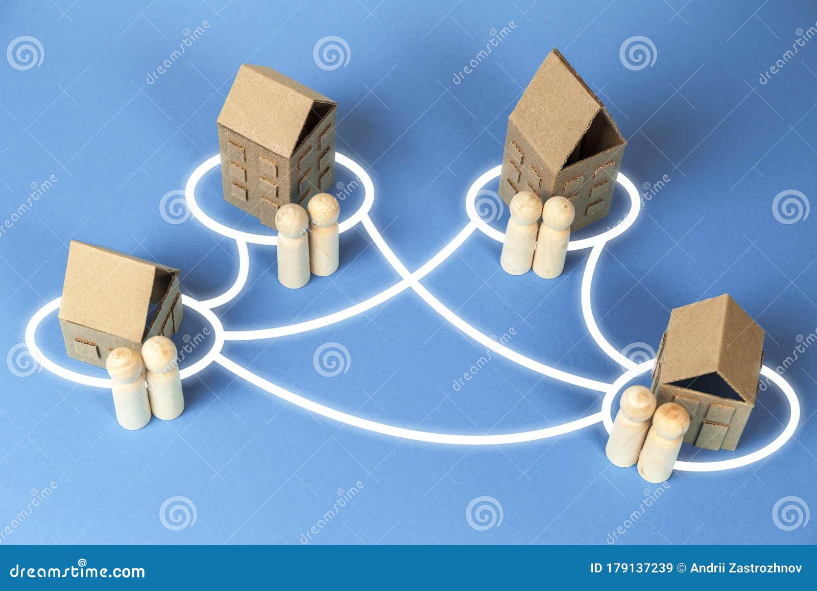 Social Isolation. Networking People in Quarantine, Work from Home Stock ...