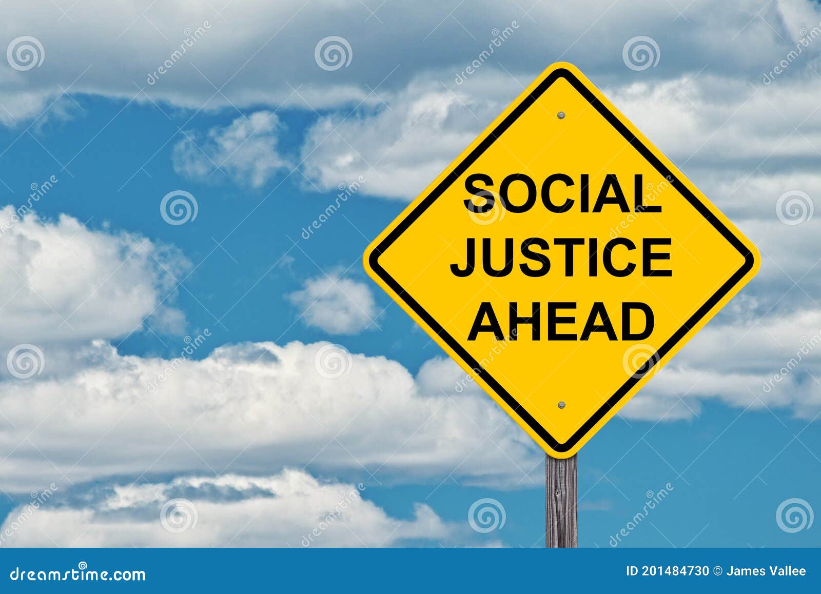 Social Justice Ahead Warning Sign Stock Photo - Image of fight ...