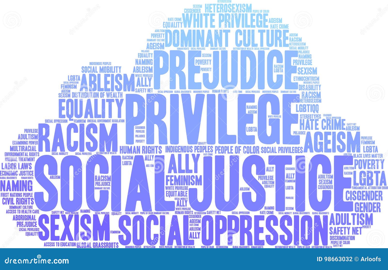 Social Justice Word Cloud editorial photography. Illustration of human ...
