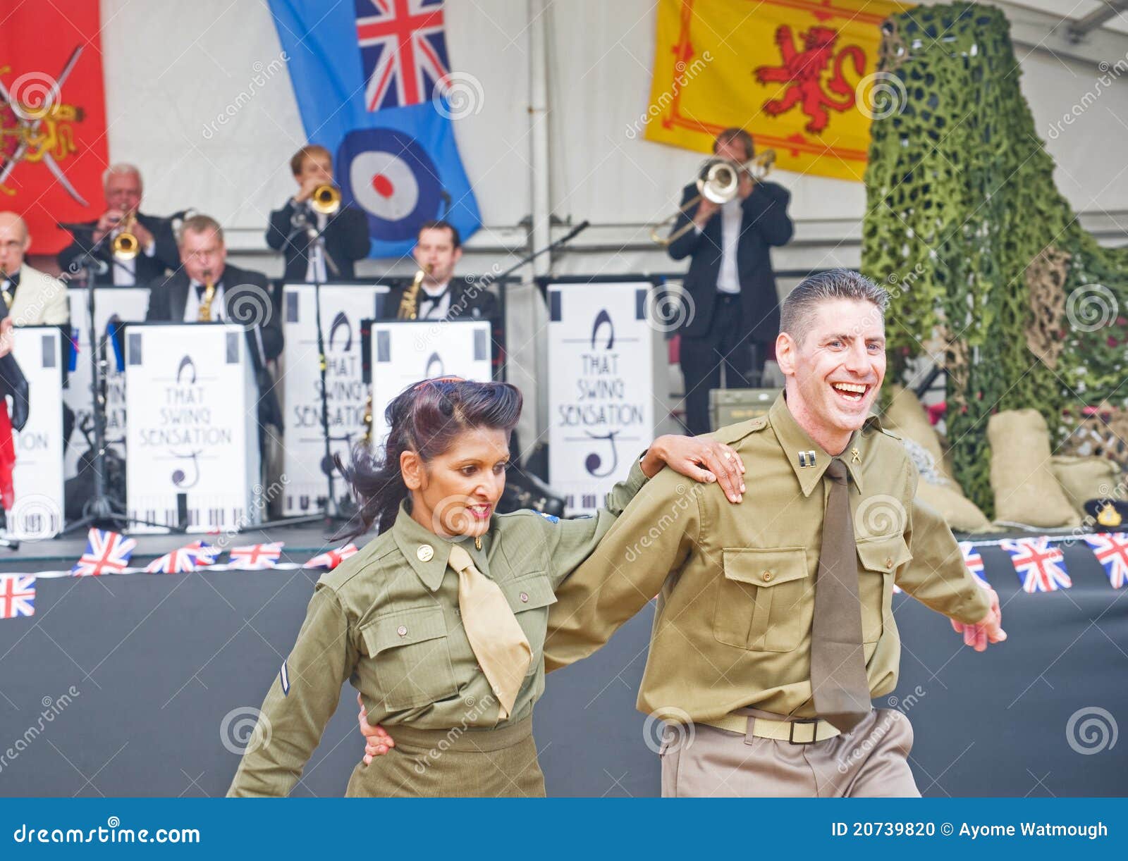 Social Life in Wartime, 1939 - 1945. Editorial Image - Image of flag ...