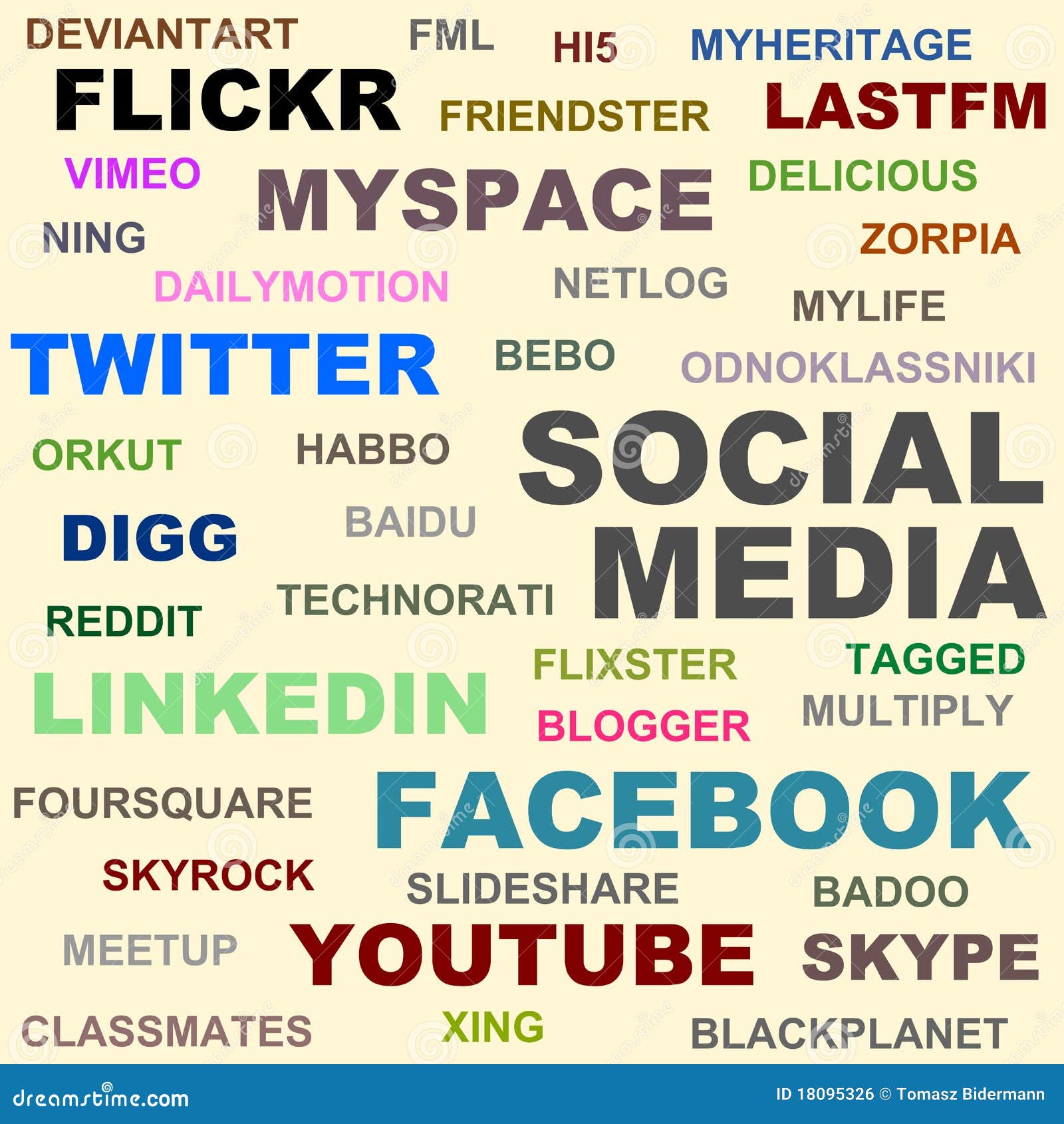 Social media editorial photo. Illustration of netlog - 18095326